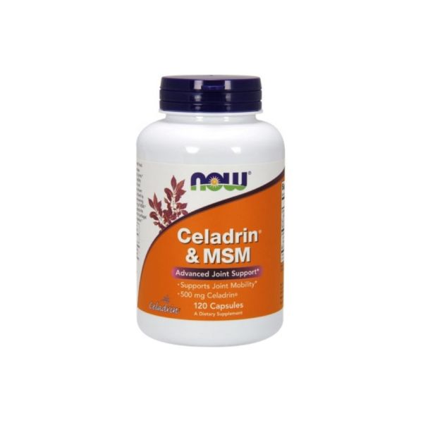 Celadrin & MSM 500mg 120 Capsules - Now | CrisDietética-Suplementos Online