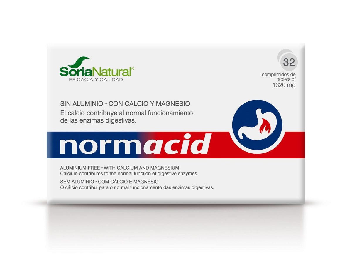 Normacid 32 comprimés - Soria Natural | CrisDietética-Suplementos en ligne