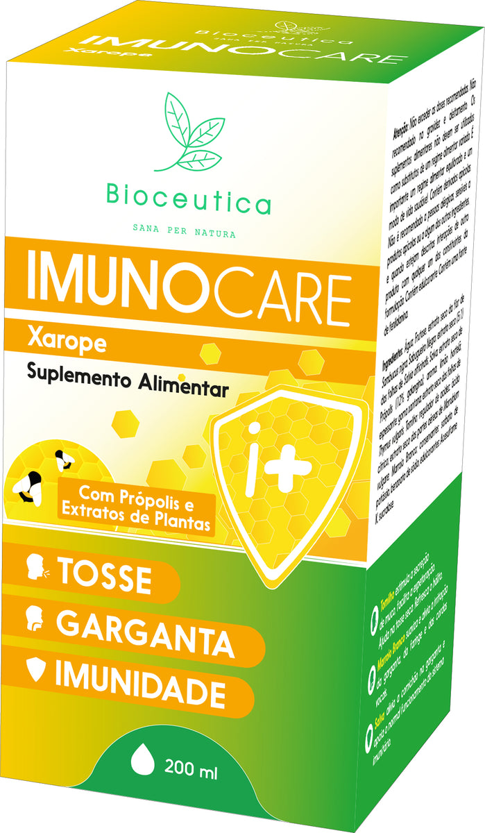 Immunocare Syrup 200ml - Bioceutica | CrisDietética-Suplementos Online