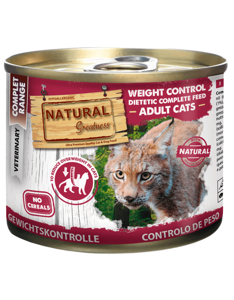 Dieta Reductora De Peso Gato 6x200g -Natural Greatness | CrisDietética ...