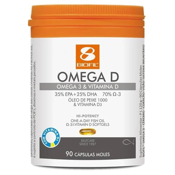 Omega D 90 Capsules - Biofil | CrisDietética-Suplementos Online